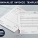 Invoice Template Editable With Logo, Small Business Template ...