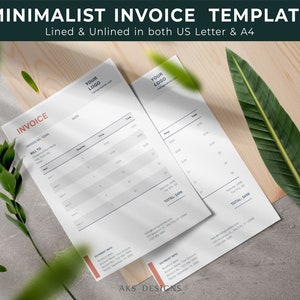 Invoice Template Editable With Logo, Small Business Template ...