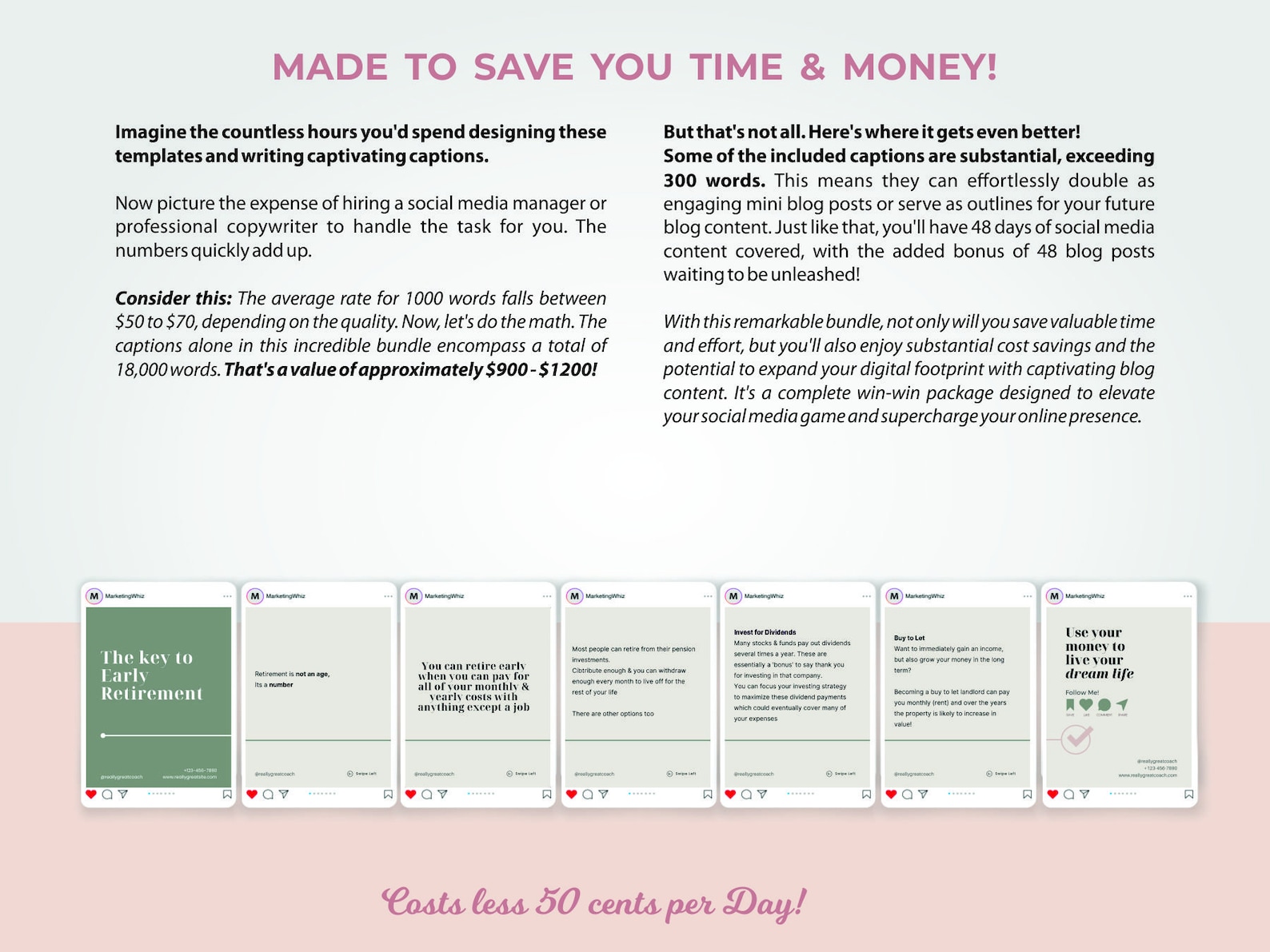 Financial Advisor Instagram Templates | Finance Posts and Stories Canva ...