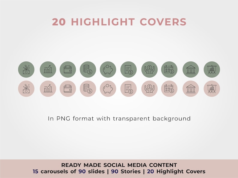 Finance Coach Instagram Carousel Templates. Financial Posts and Stories ...