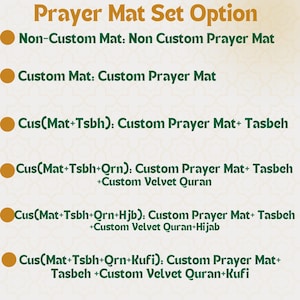 Personalized Thick Orthopedic Prayer Matt, Elegant Boxed Islamic Gift ...
