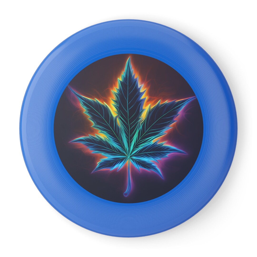 Marijuana Print Frisbee Disc Golf Abstract Cannabis Design - Etsy
