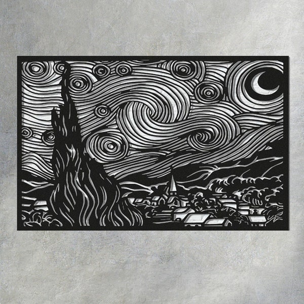 Night Painting - Etsy