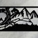 Mountains Dxf Svg Png Files - Nature Design Laser Cut File , Trees ...