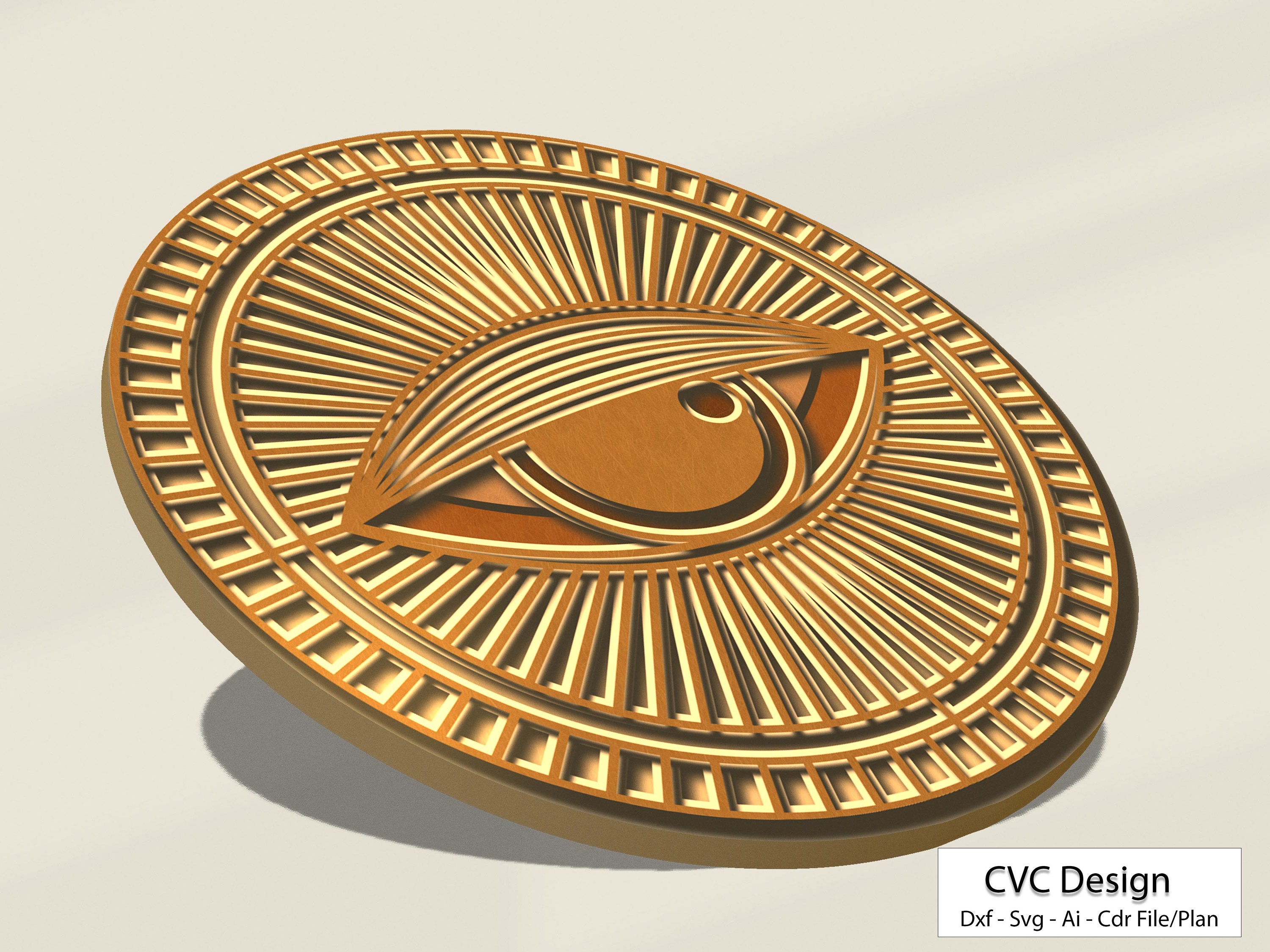 Eye Multilayer SVG/ Eye Cut File/ 3D Layer/ Plywood Cutting/ Paper ...