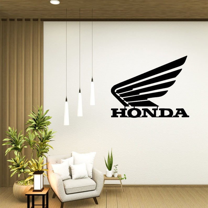 Honda Wing Design Laser Cut Svg Dxf Files Wall Sticker Engraving Decal ...