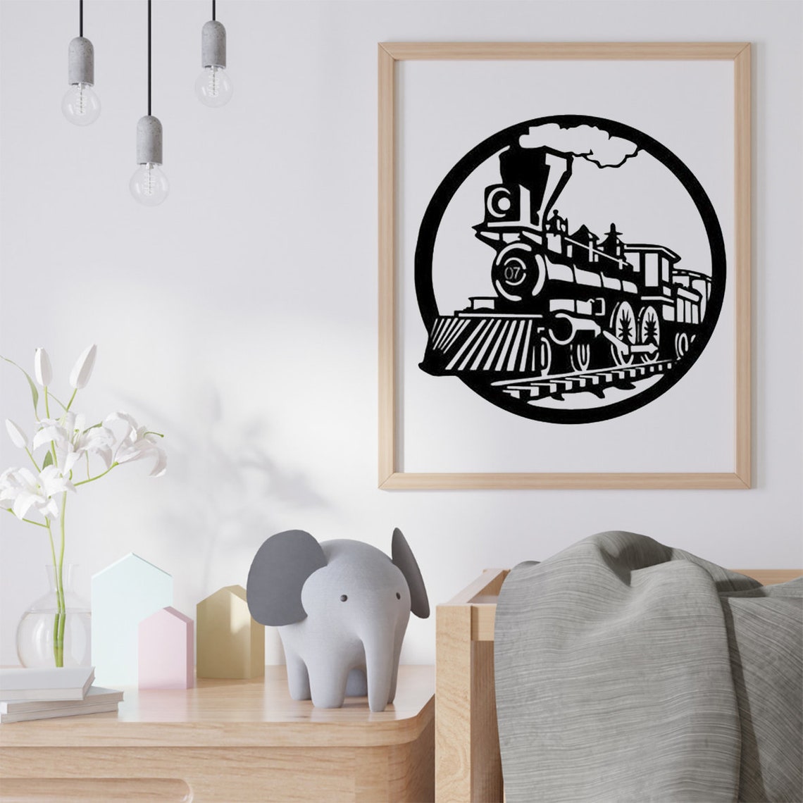 Retro Train Dxf Steam Train Png Digital Download Laser Cut Cnc Cutting ...
