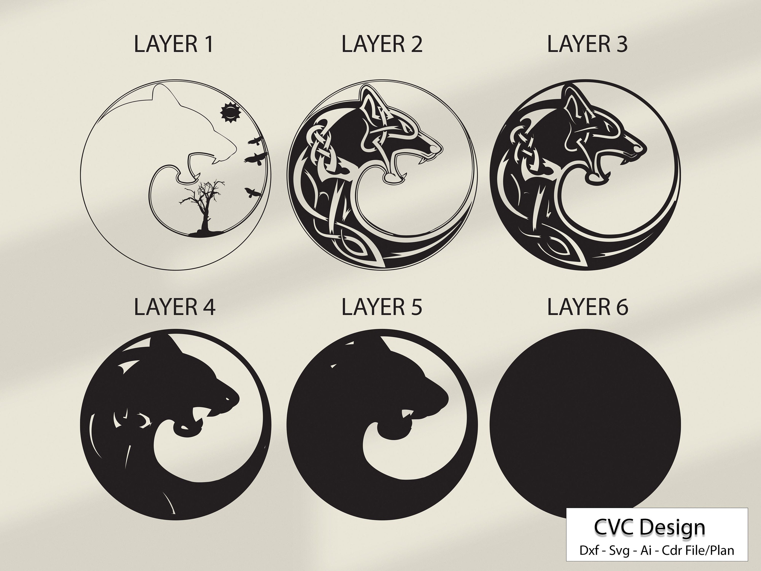 3D Roaring Tiger SVG, Layered Tiger, Tree, Tiger SVG, Tiger Mascot Svg ...