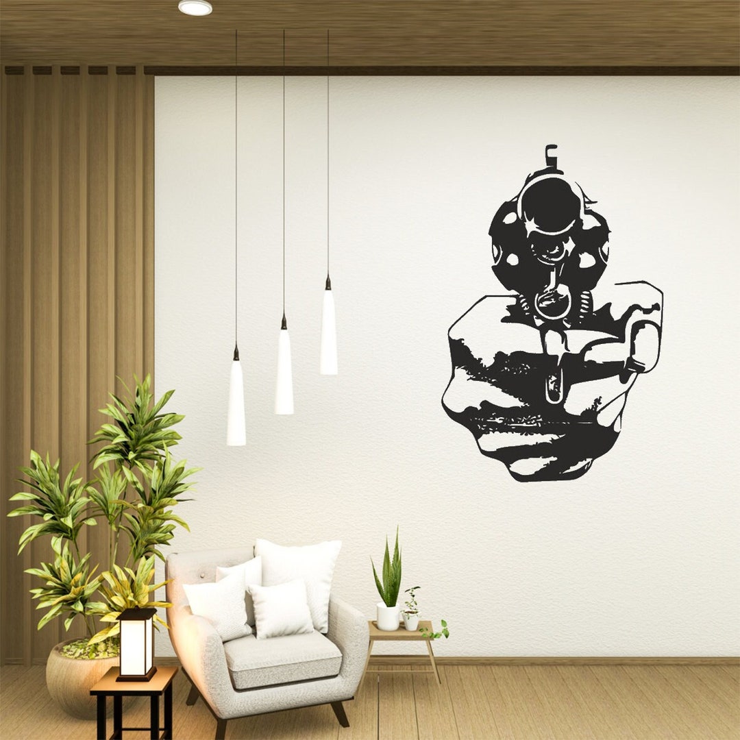 Gun in Hand, Gun DXF, Gun PNG, Gun Clipart, Holding Gun Cut File, Gun ...