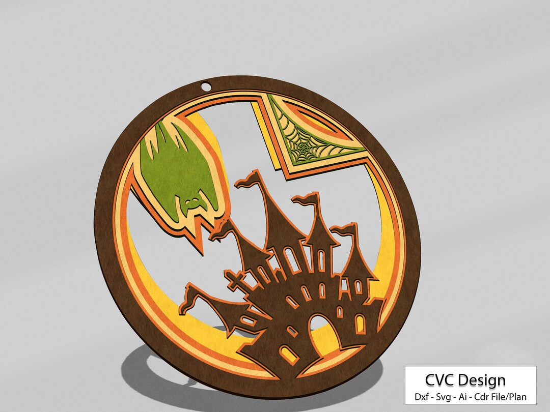 Castle 3D, Multilayer File, Svg, Files for Silhouette or Laser Cutting ...