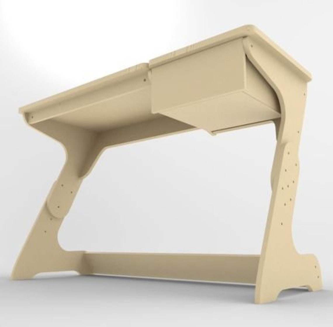 Plywood Desk Dxf File, Plywood Dxf File, Cnc Dxf File, Cnc Cut File ...