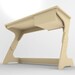 Plywood Desk Dxf File, Plywood Dxf File, Cnc Dxf File, Cnc Cut File ...