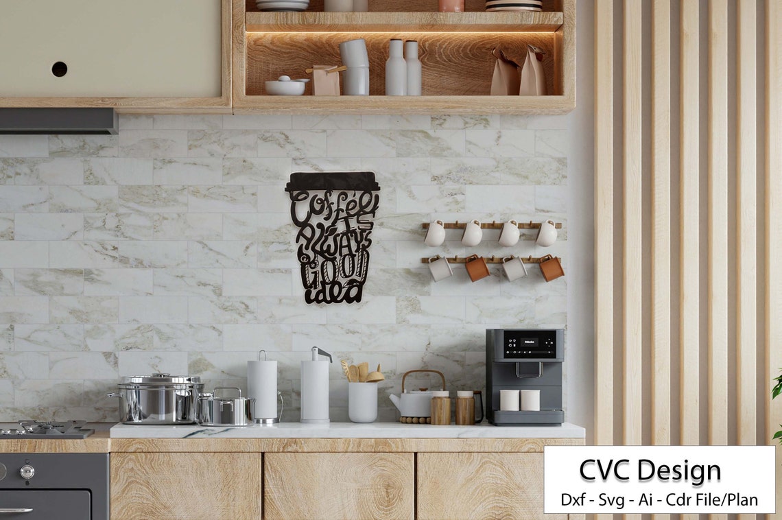 Coffee Dxf Files Coffee Laser Cut Coffee Svg File for Cricut Coffee ...