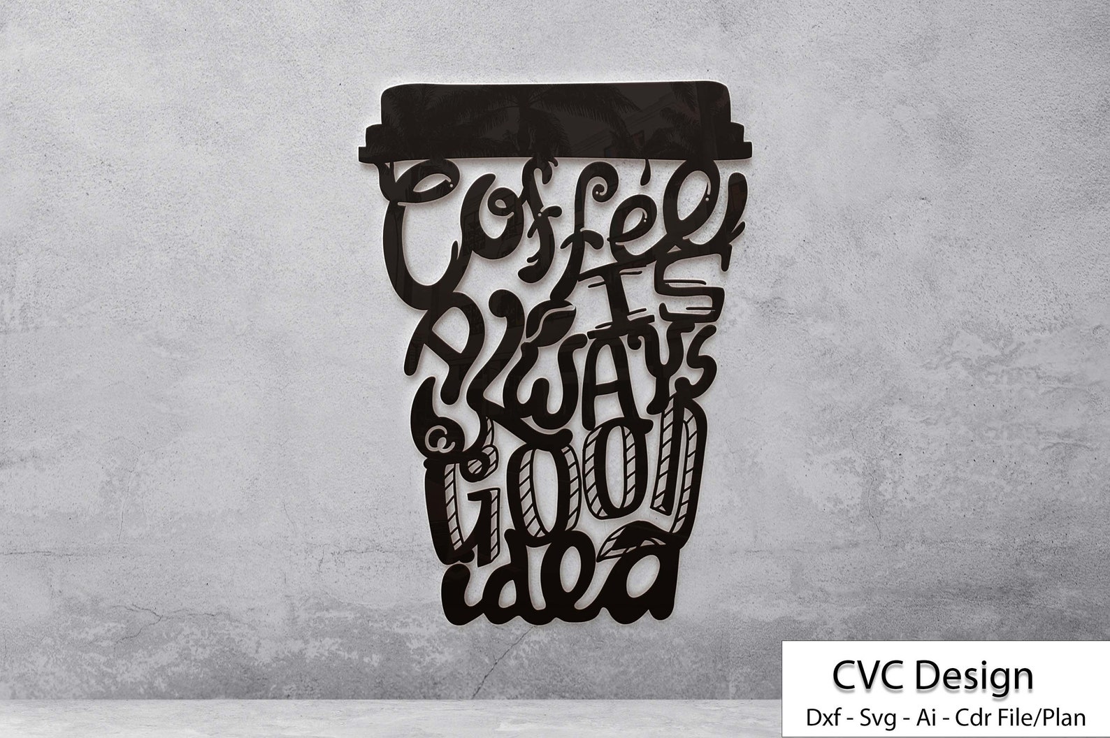 Coffee Dxf Files Coffee Laser Cut Coffee Svg File for Cricut Coffee ...