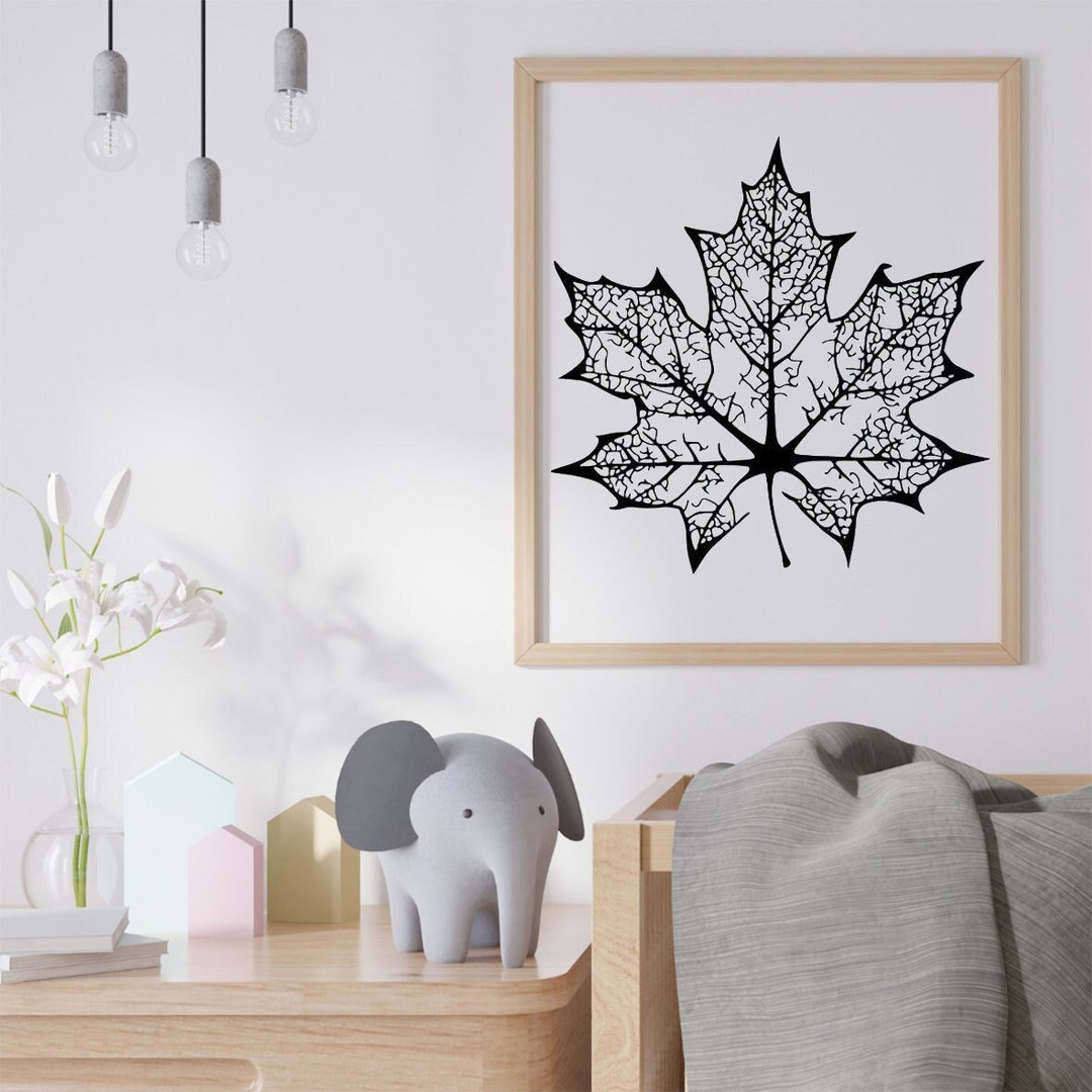 Leaf Dxf Leaves Png Digital Download Laser Cut Cnc Cutting Router Files ...