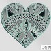 Heart Shape Multilayer Laser Cut File. DXF, SVG,AI Format. Multilayer ...