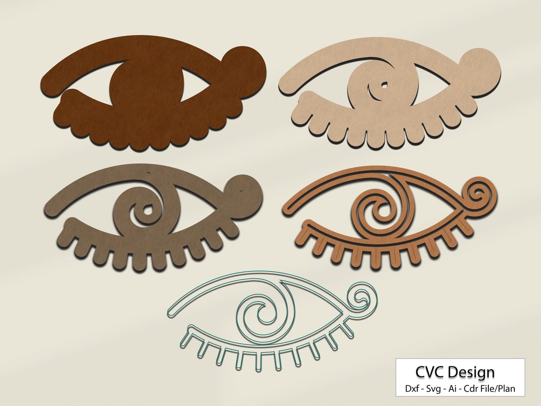 Eye 3D Layer SVG/ Eye 3D Mandala/ Eye Paper Cut/ Plywood Cut 3D Mandala ...