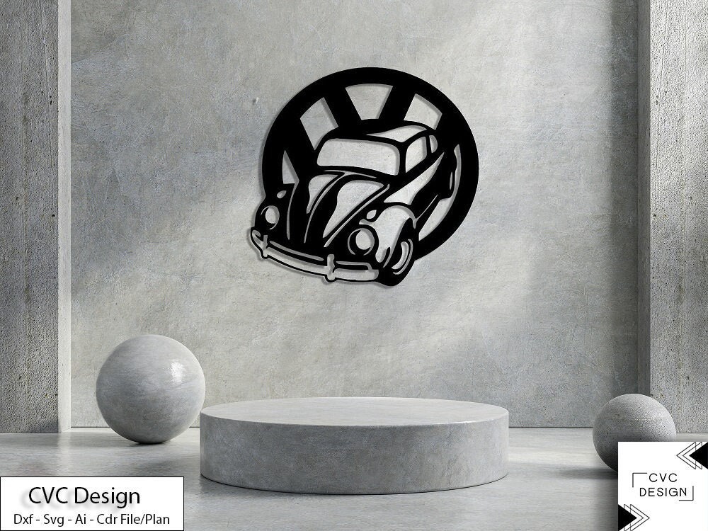 Classic Car Dxf Svg Png Digital Download Laser Cut Cnc Cutting Router ...