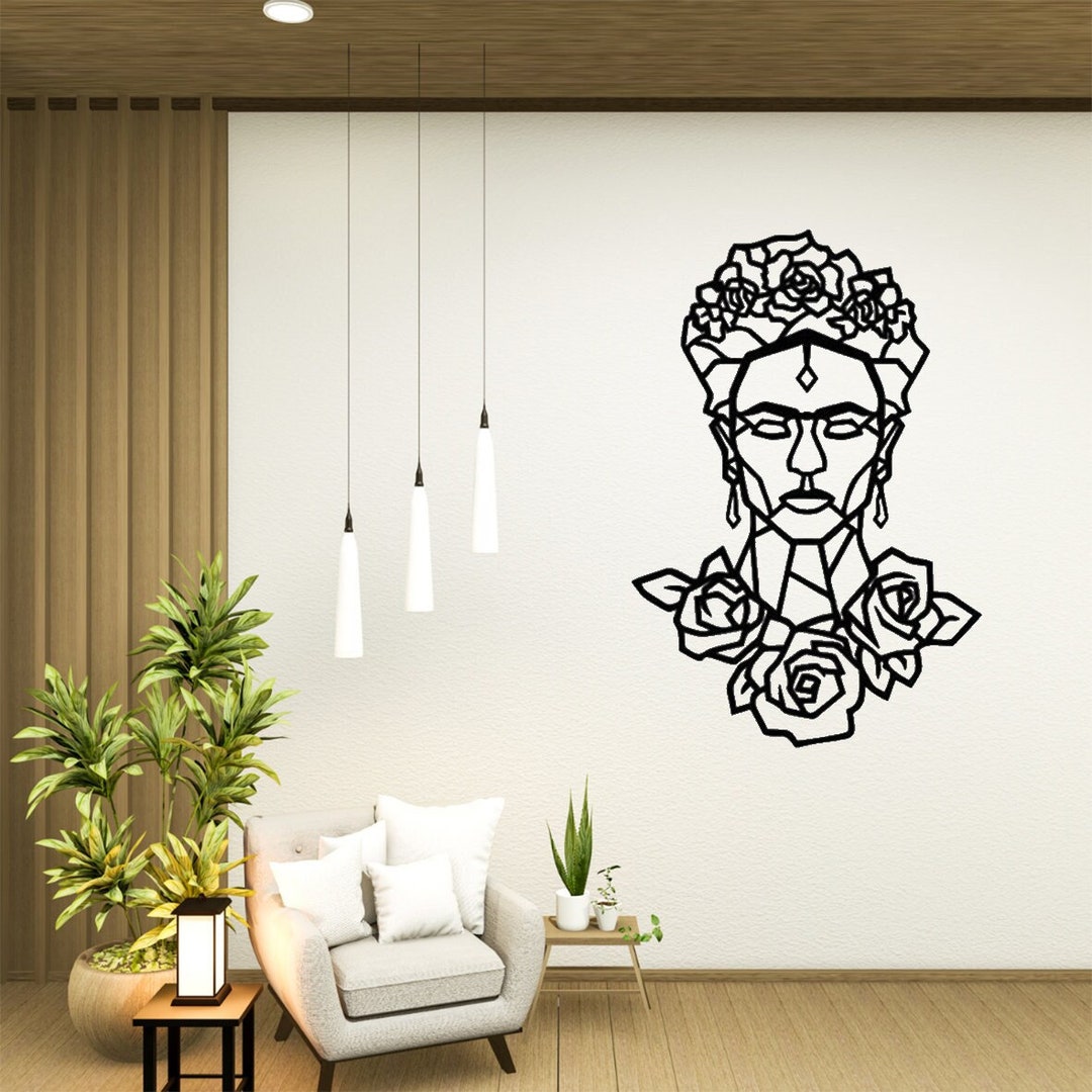 Frida Kahlo Dxf Decor Design,laser Cut Dxf File, Decor Laser, Cut, Svg ...