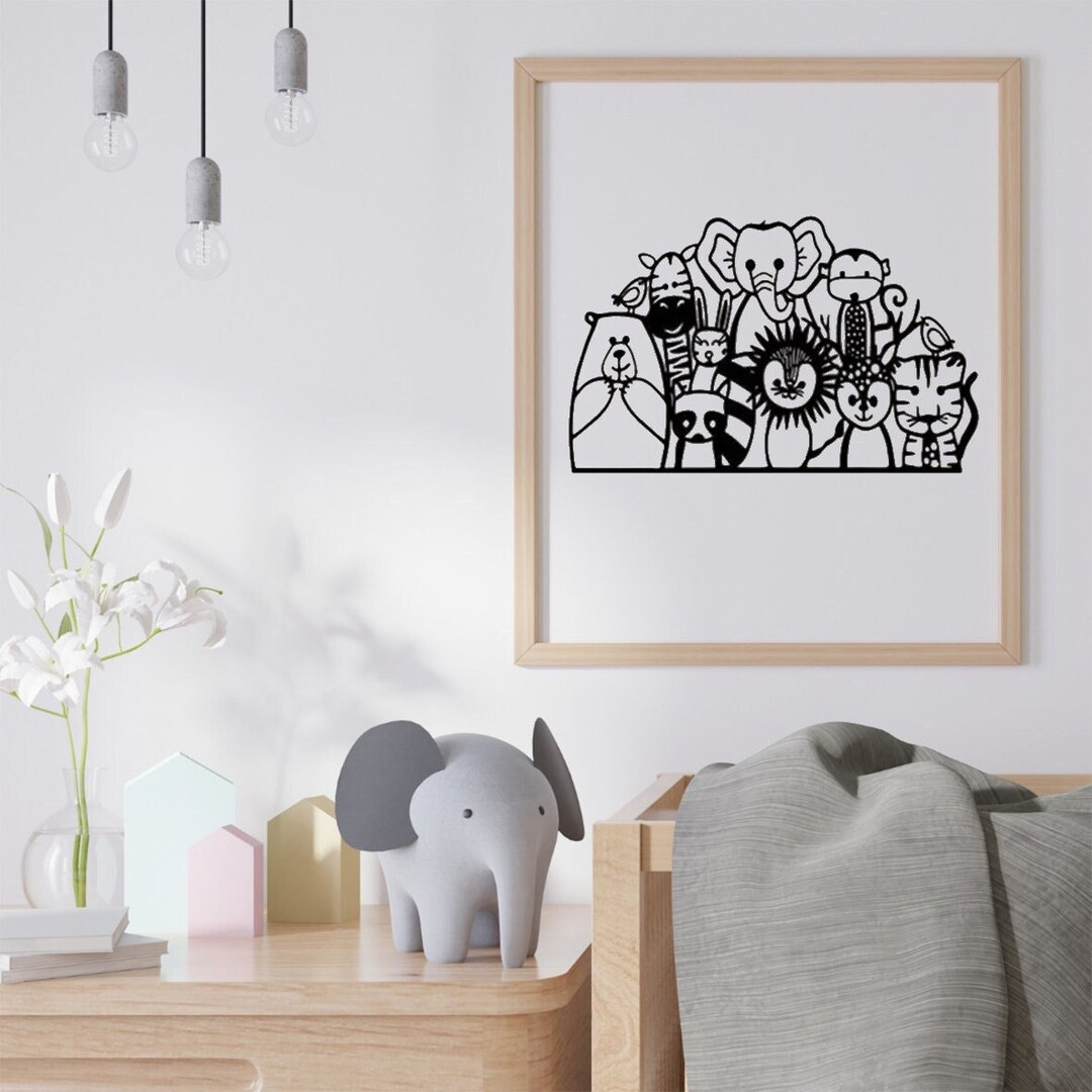 Cute Animal Clip Art DXF, Animal Png | Doodle Svg | Cute Animal Svg ...