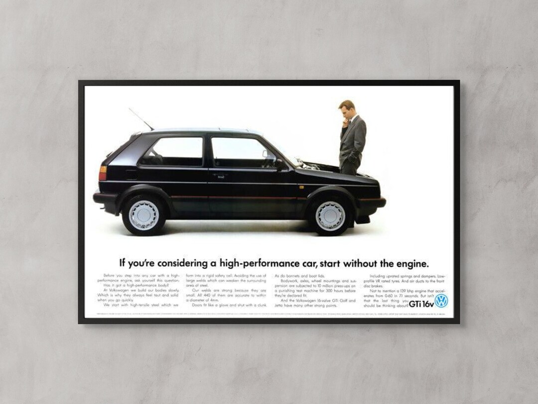 Volkswagen GTI RETRO Golf Evolution Golf 1 7 Generation - Etsy