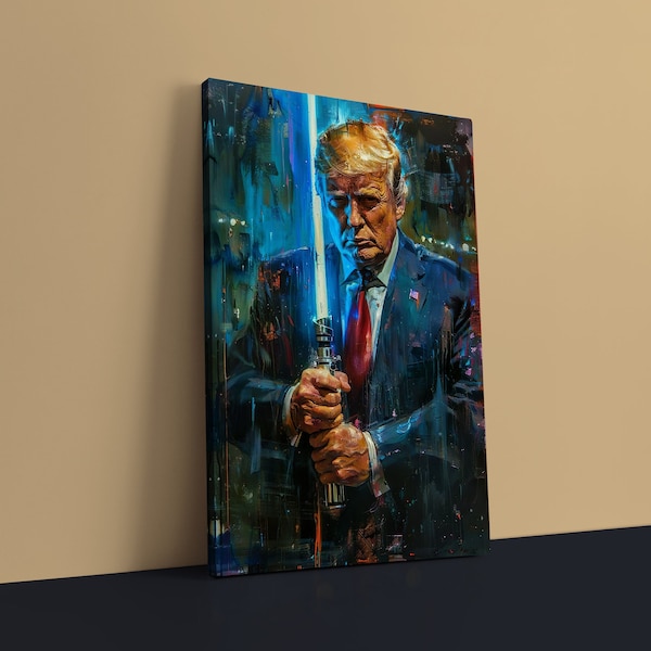 Trump President Painting - Etsy