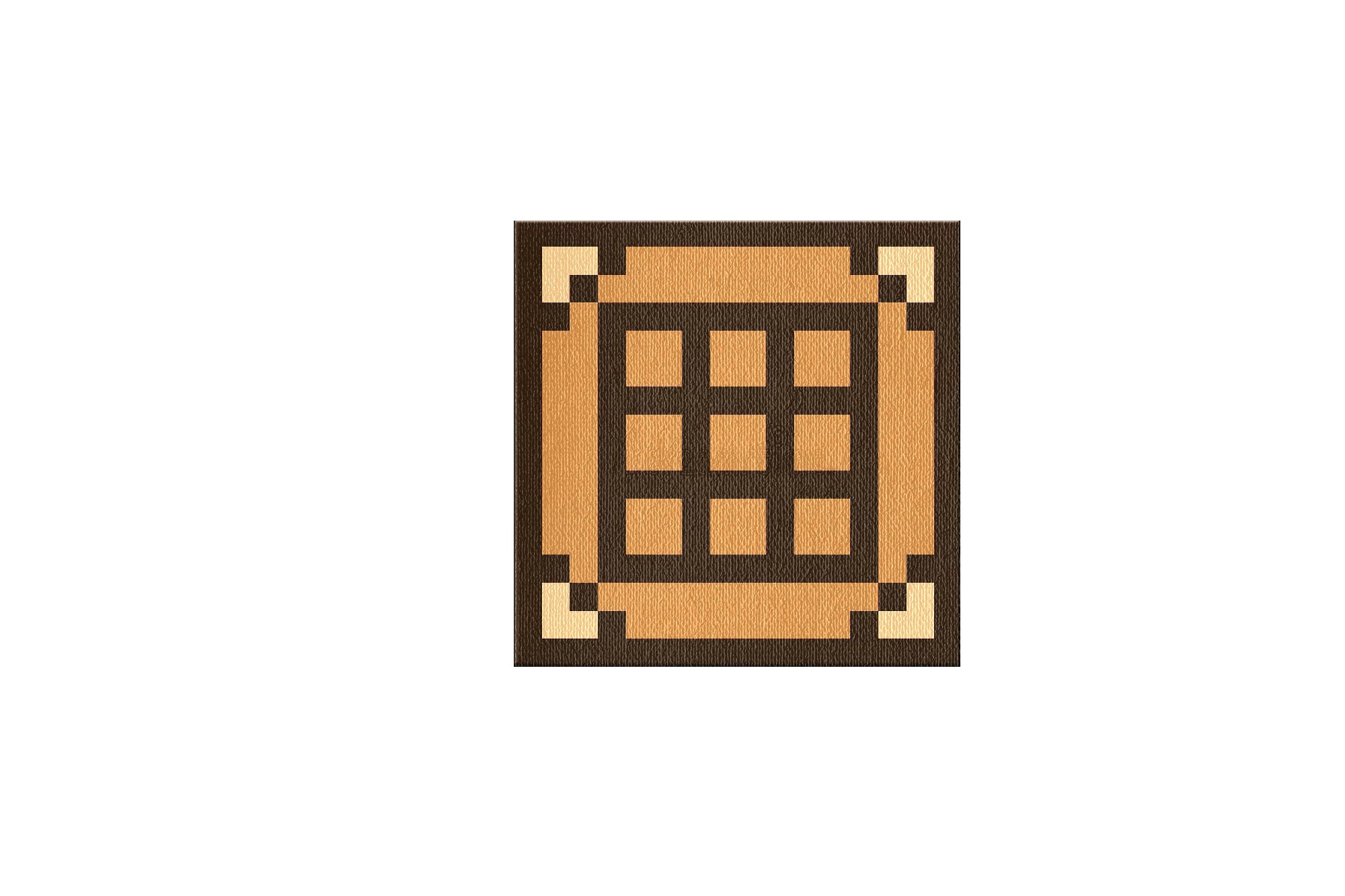 Minecraft Crafting Table Top Canvas Print Large Minecraft Artwork Wall ...