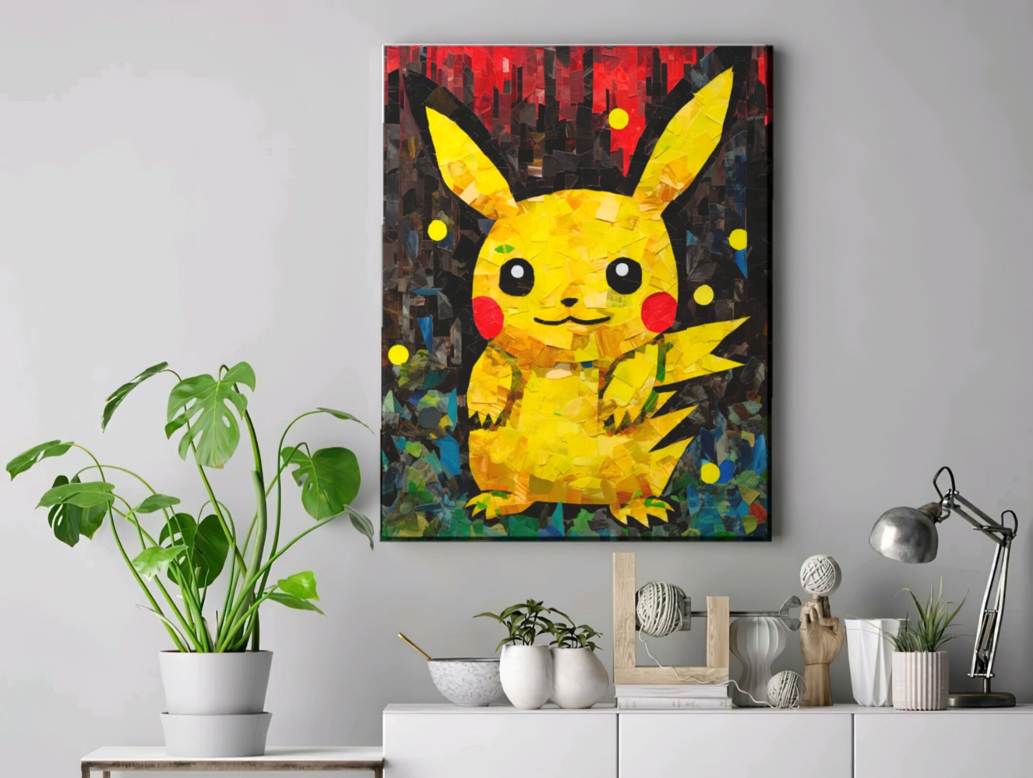 Pokemon Canvas Prints, Pokemon Artwork, Pokemon Wall Art, Kids Bedroom ...