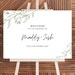 Australia Native Floral Wedding Welcome Sign Template, Boho Wedding ...
