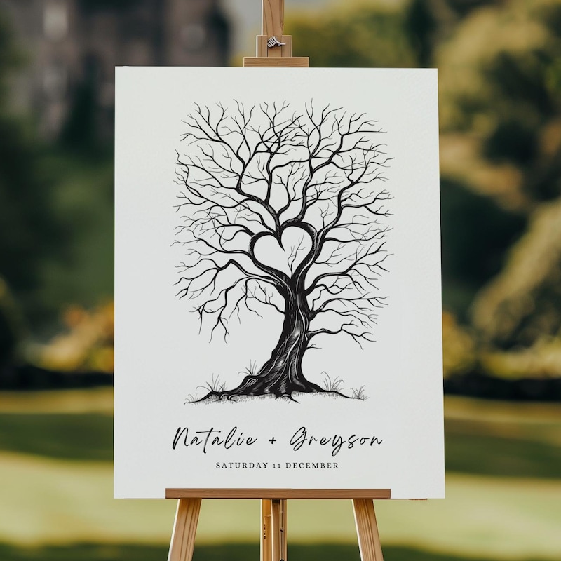 Fingerprint Tree - Etsy