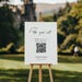 QR Code for Seating Chart, Modern Scannable Wedding Sign, Take Your ...