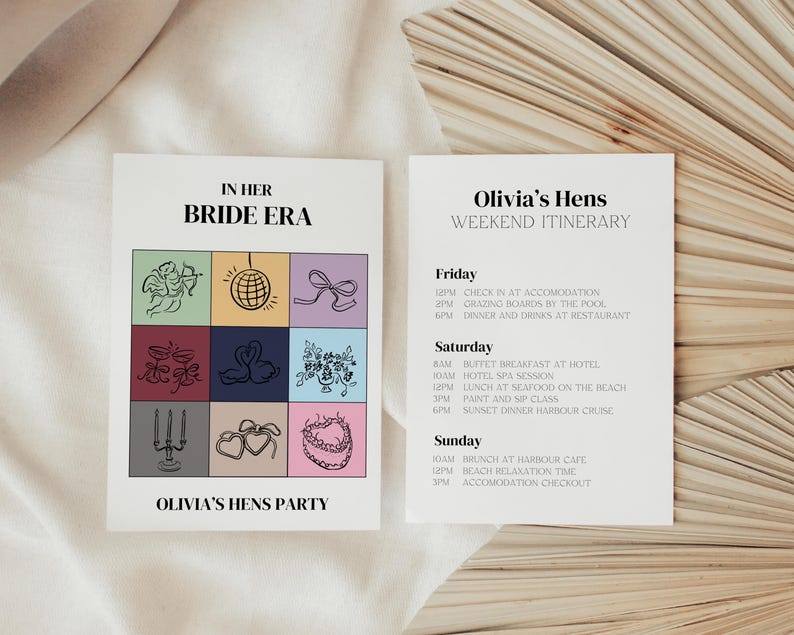 In Her Bride Era Hens Party Invitation Template, Swift Eras Printable ...