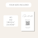 QR Code for Seating Chart, Modern Scannable Wedding Sign, Take Your ...