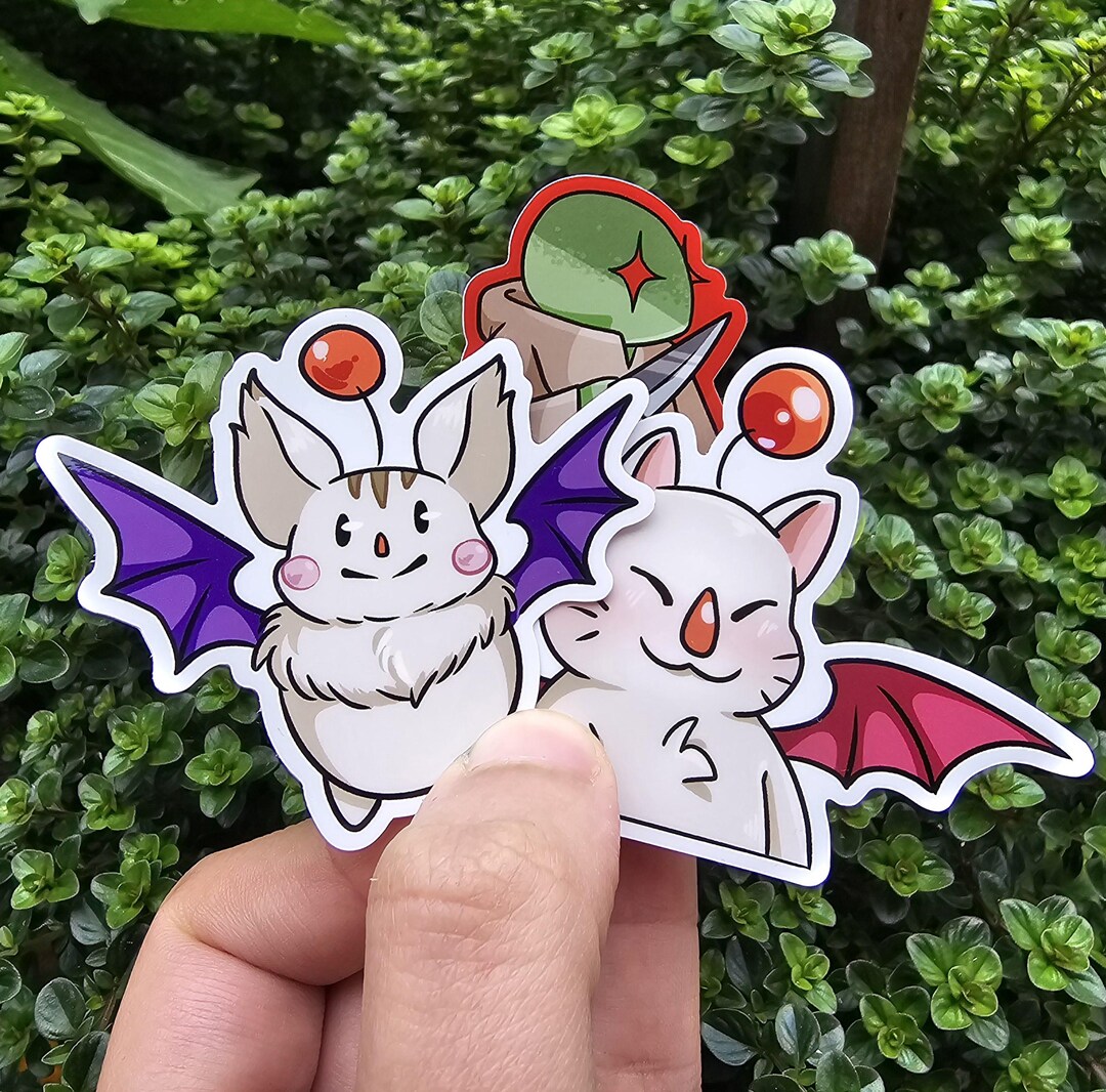 Tonberry and Moogle Stickers || Final Fantasy FF Glossy Waterproof ...