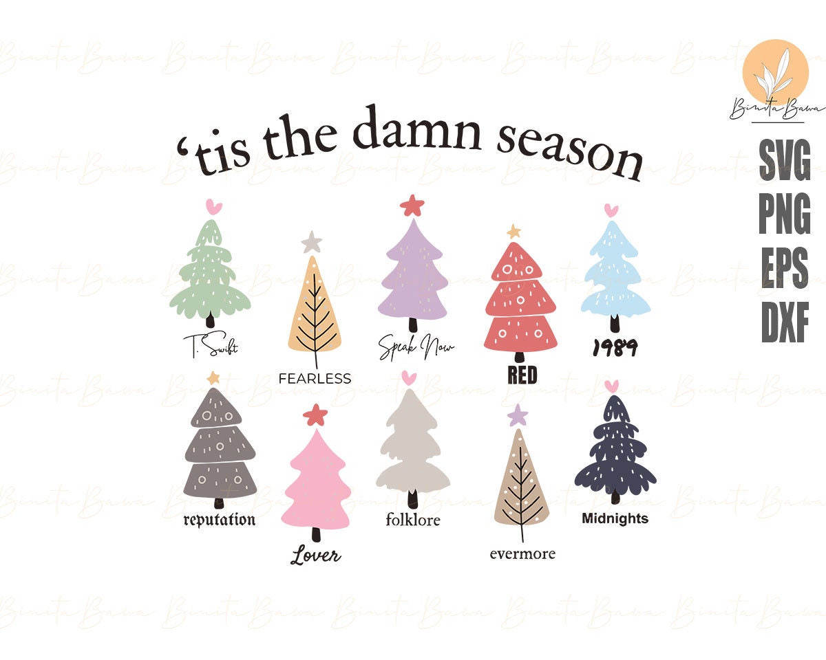 Tis the Damn Season Christmas Tree SVG File - Etsy Tis the Damn Season Christmas Tree SVG File - Etsy