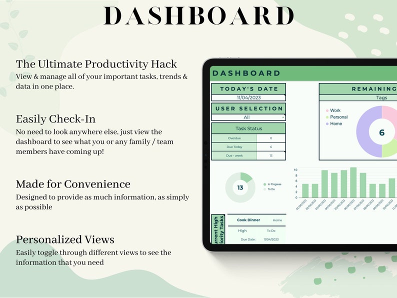 Digital to Do List | Daily Task Tracker | Productivity Planner | Team ...