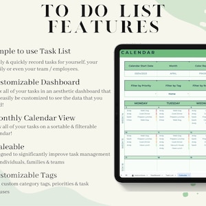 Digital to Do List | Daily Task Tracker | Productivity Planner | Team ...