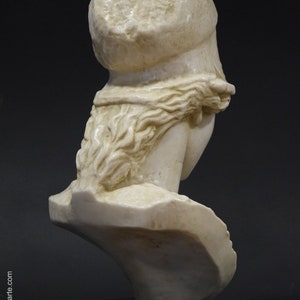 Bust of Athena. Height: 17.72in. Marble Finish. Made in Europe - Etsy