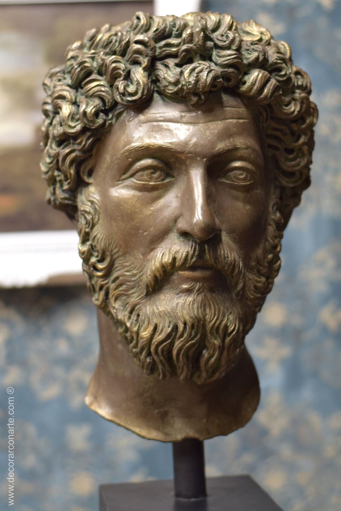 Mask of Marcus Aurelius. Stoic Philosopher. Bronze Patina. - Etsy