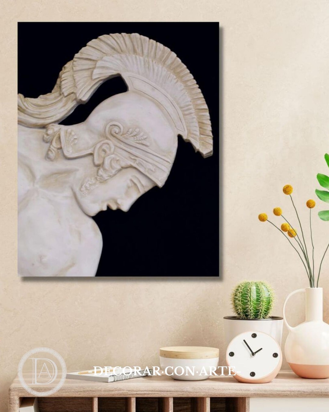 Relief of Achilles. Marble and Wood. 20x 14.57in. (51x37cm ...