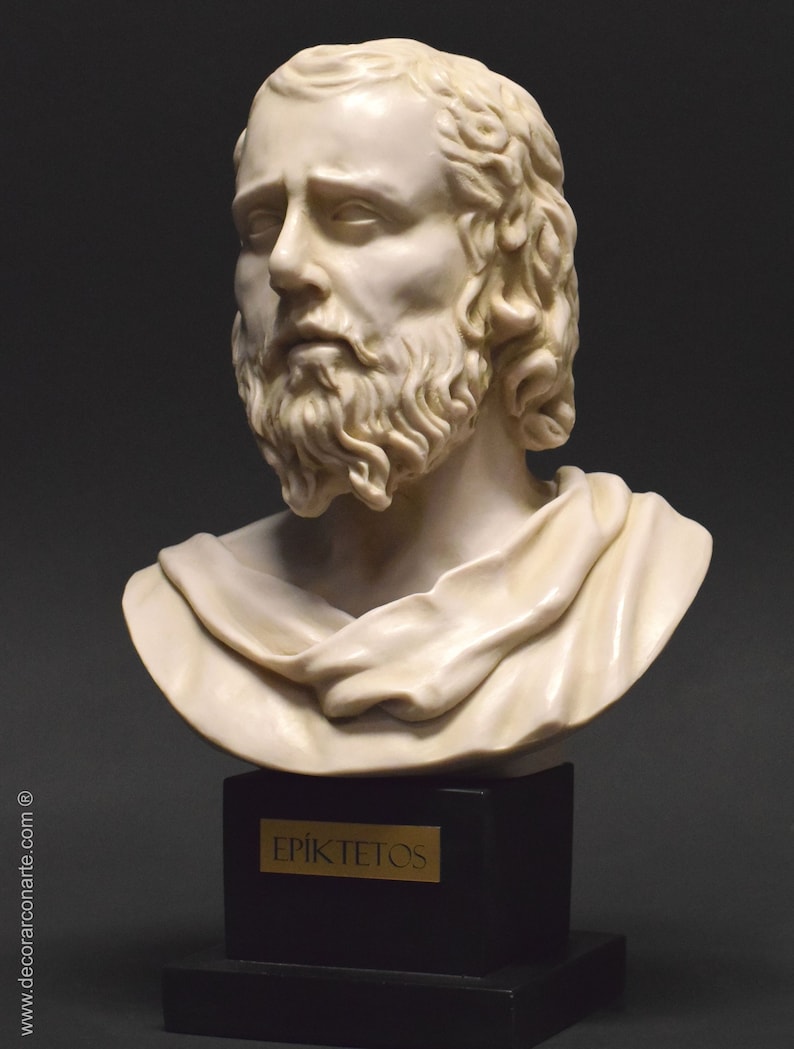 Bust of the Stoic Philosopher Epictetus. 12.6in. Handmade in - Etsy