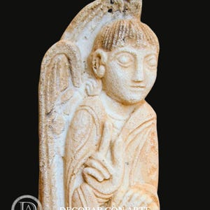 Romanesque Angel. 19.29in. Religious Art Reproductions. Handmade in ...