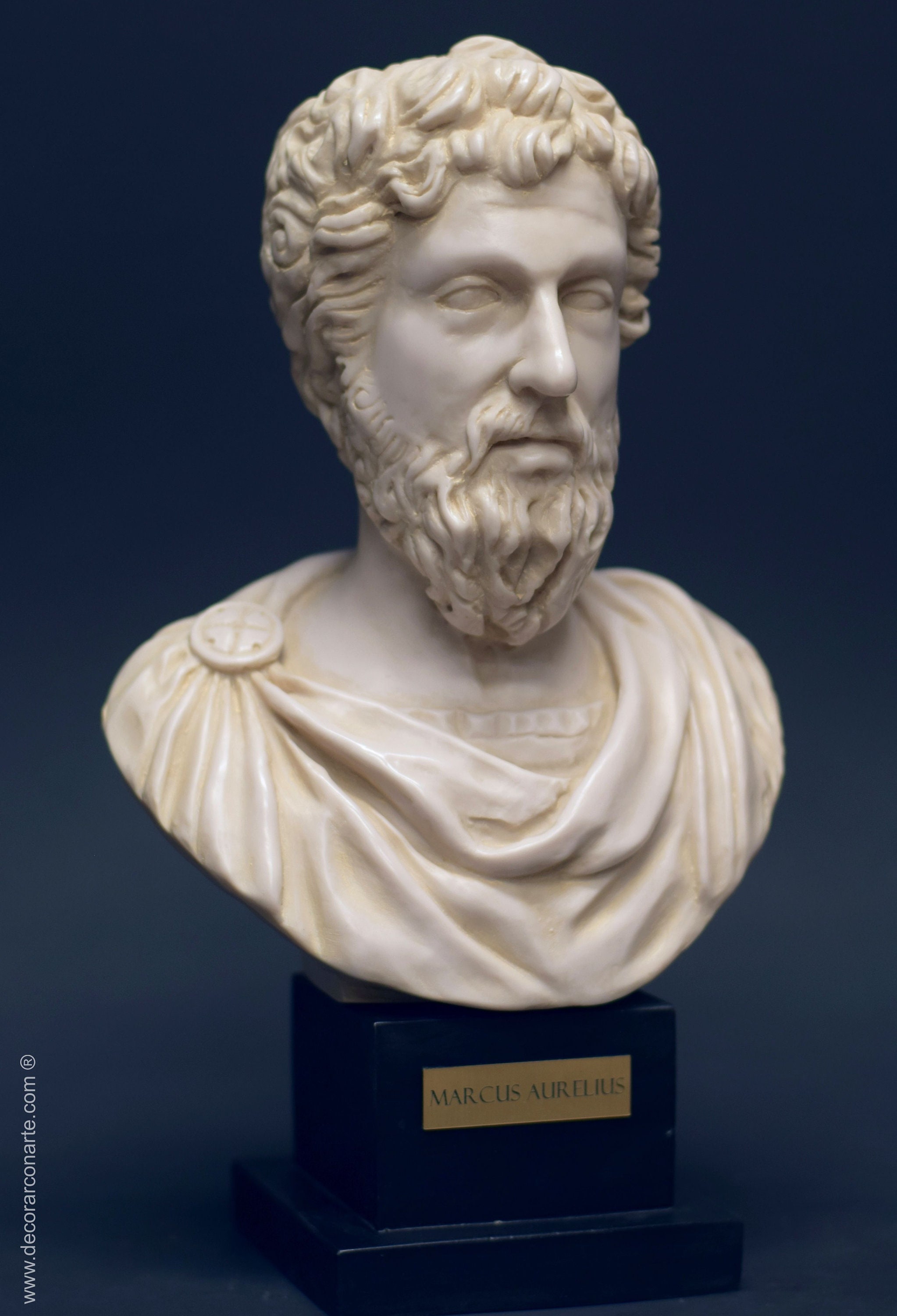 Bust of Emperor Marcus Aurelius Stoic Philosopher. Height - Etsy