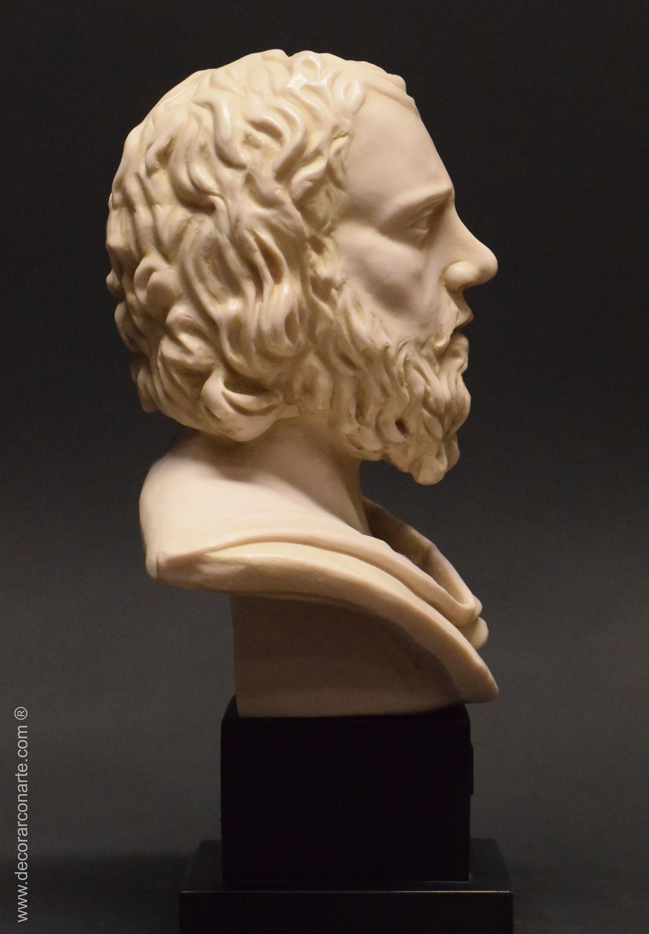 Bust of the Stoic Philosopher Epictetus. 12.6in. Handmade in Europe. - Etsy