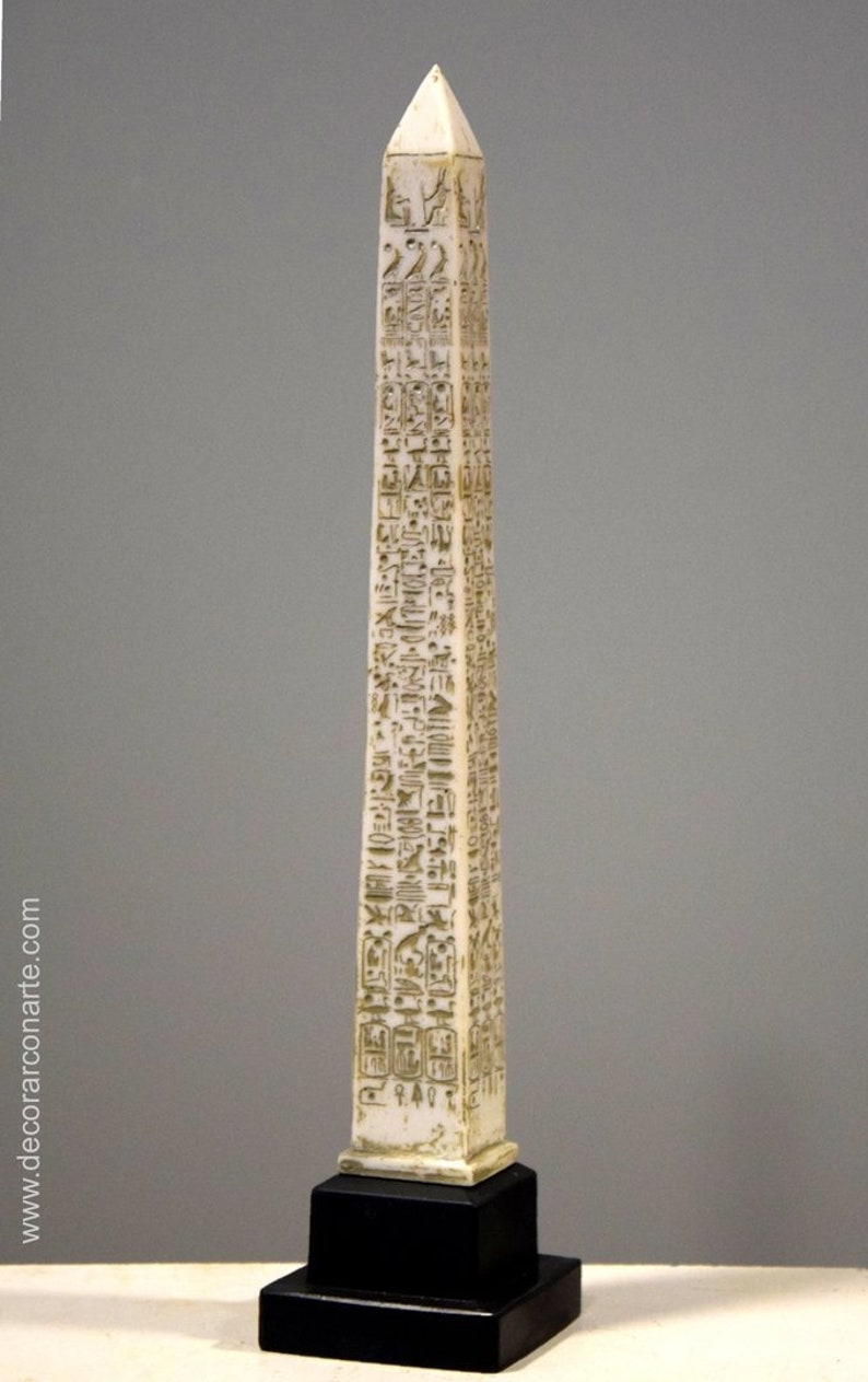 Egyptian Obelisk. 35 Cm (13.78 Inches).egyptian Reproductions. Handmade ...