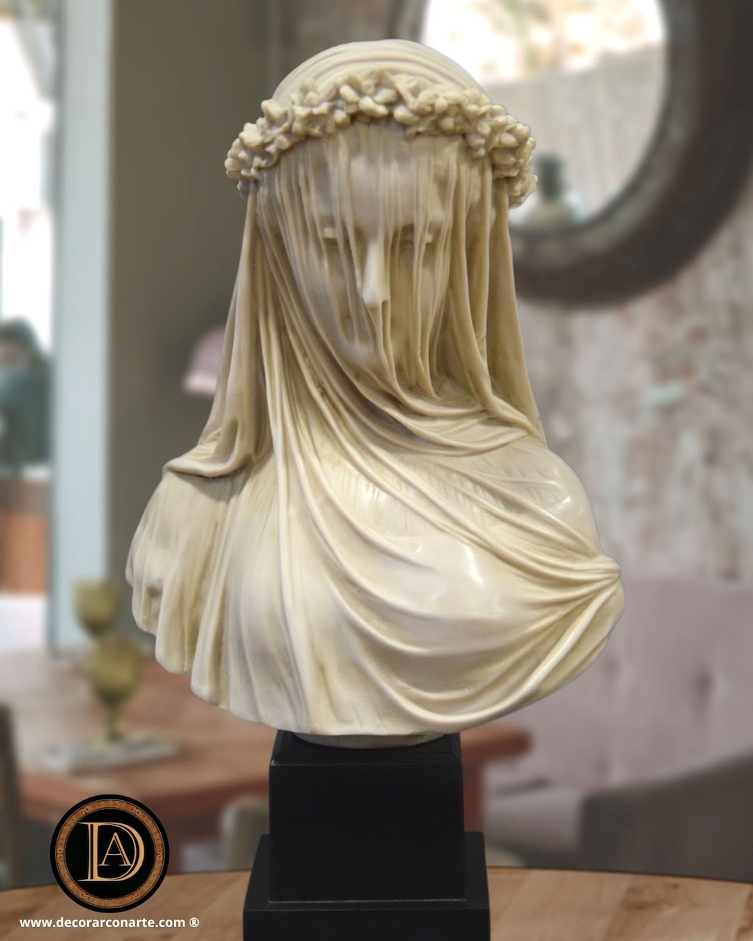 Veiled Vestal Virgin. 14.57in. Handmade in Europe. - Etsy