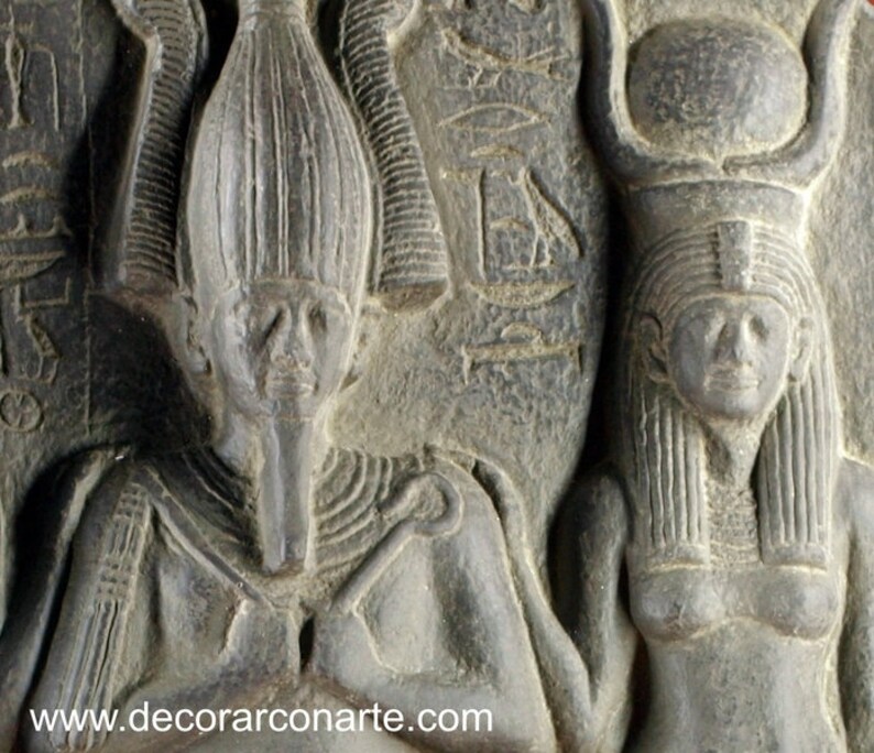 Egyptian Triad. Isis Osiris and Horus. 15.75in. Egyptian - Etsy
