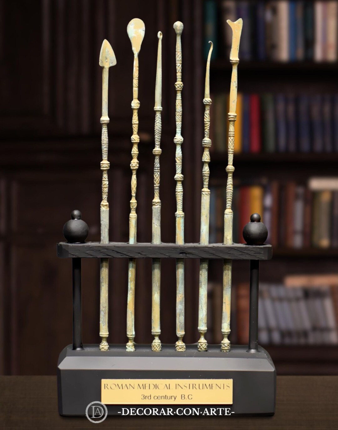 Roman Surgical Instruments. 11x21 Cm (4.33x8.27 In) Cast Bronze ...