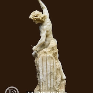 Self-made Man Statue. 57 Cm (22.44 Inches). Handmade Molded Marble ...
