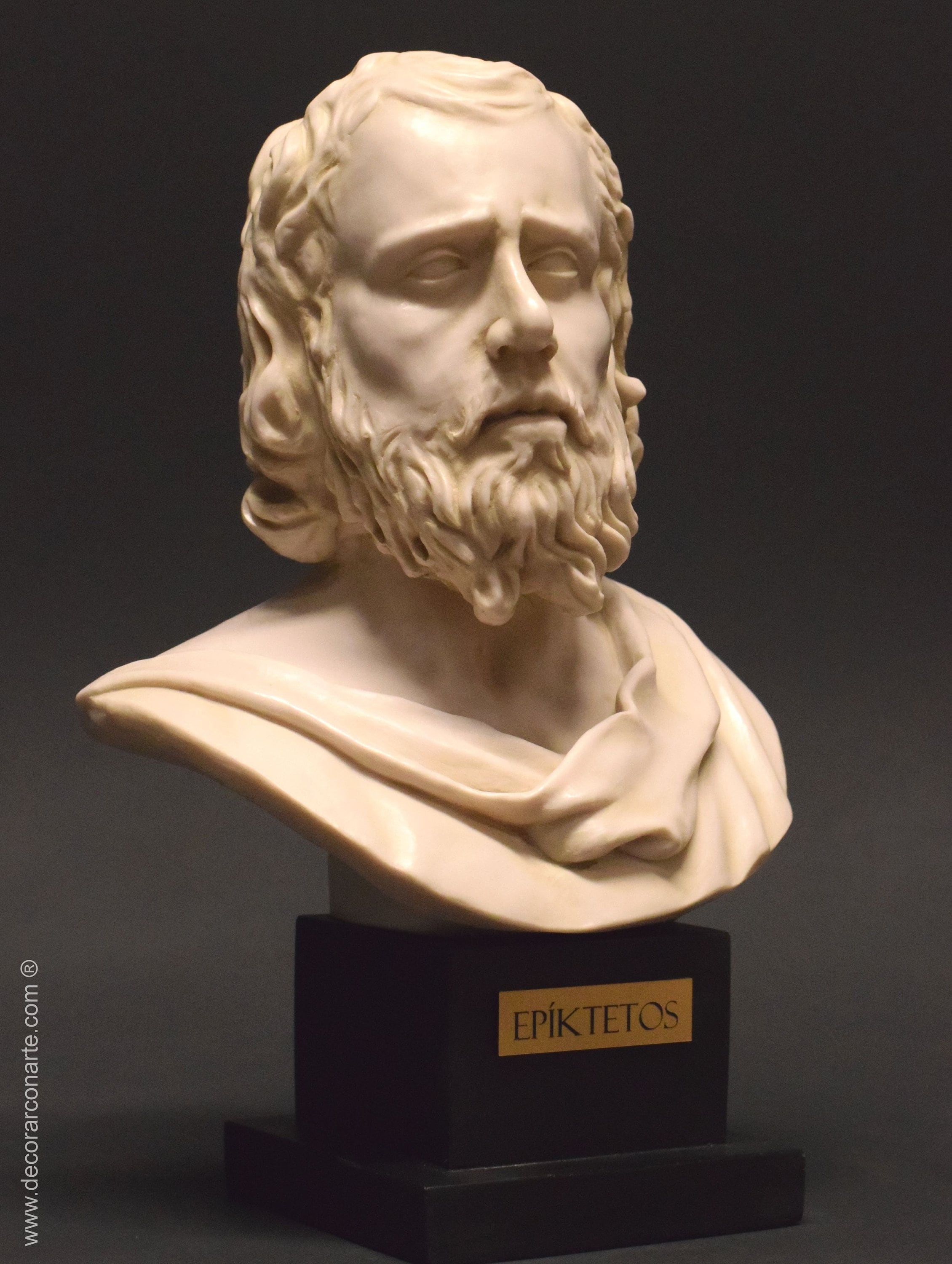 Bust of the Stoic Philosopher Epictetus. 12.6in. Handmade in - Etsy